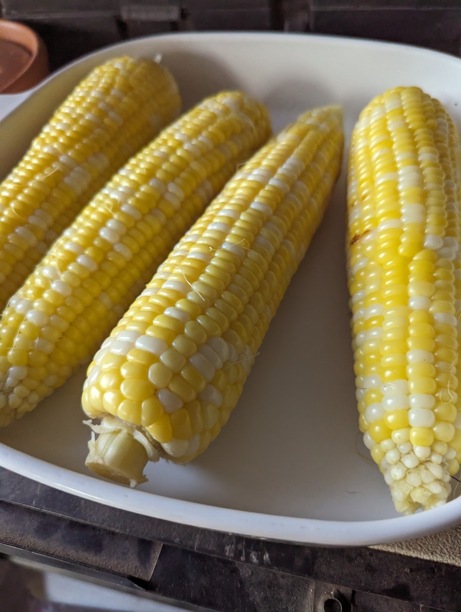 Sweet Corn Hard Grilled with Husks On - HubPages