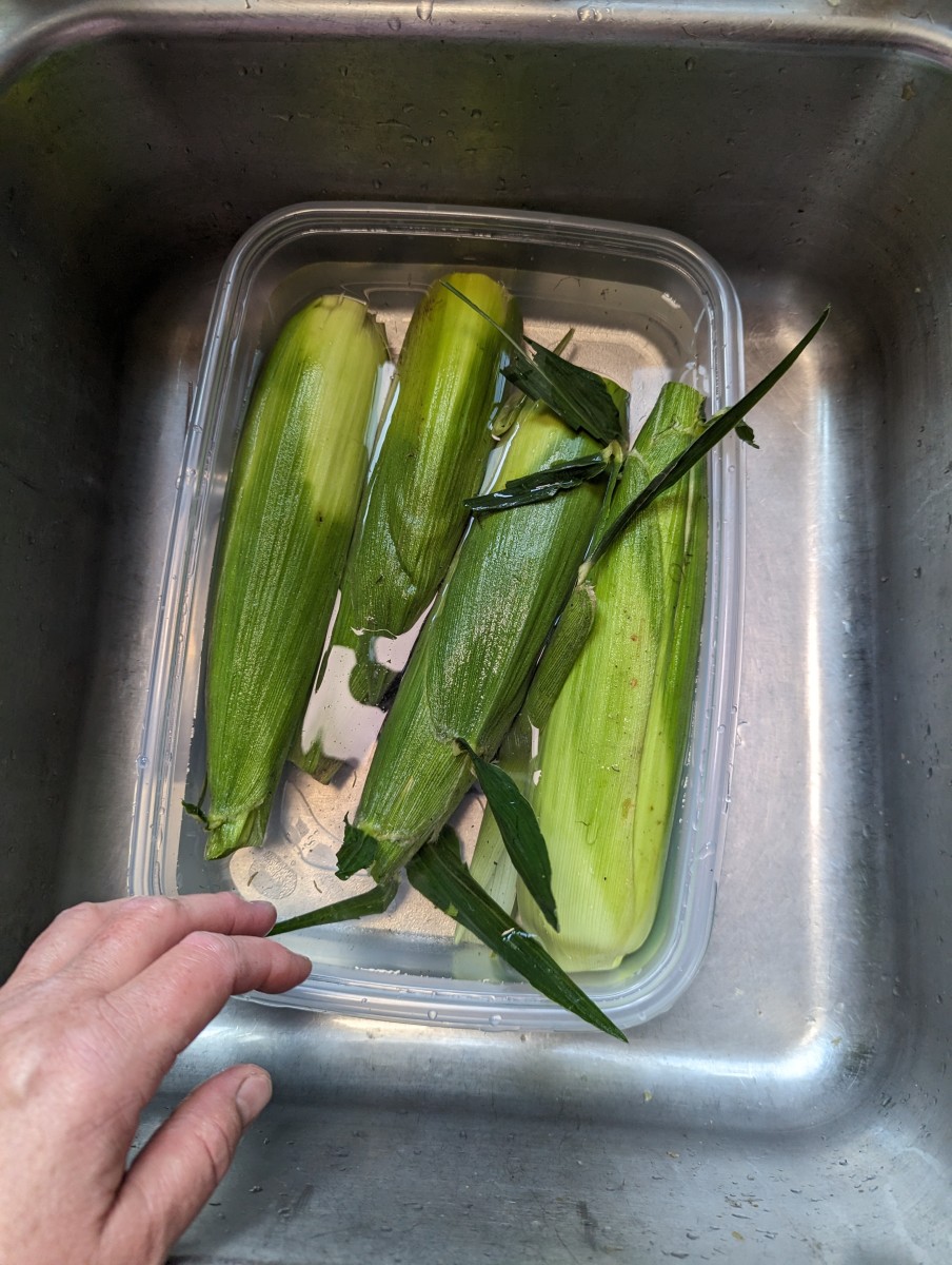 Sweet Corn Hard Grilled with Husks On - HubPages