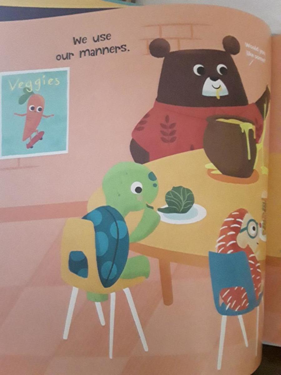 Learning Good Behavior in the Classroom in Adorable Picture Book and ...