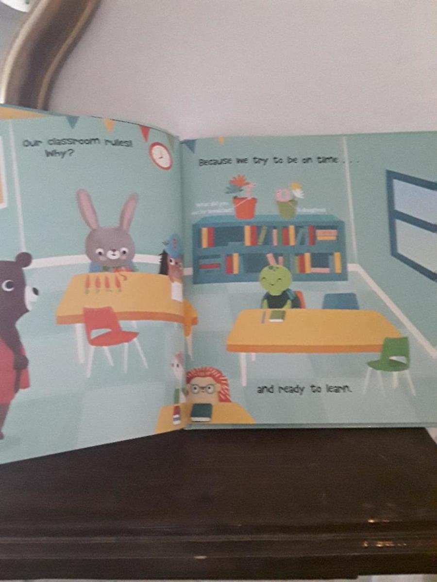 Learning Good Behavior in the Classroom in Adorable Picture Book and ...