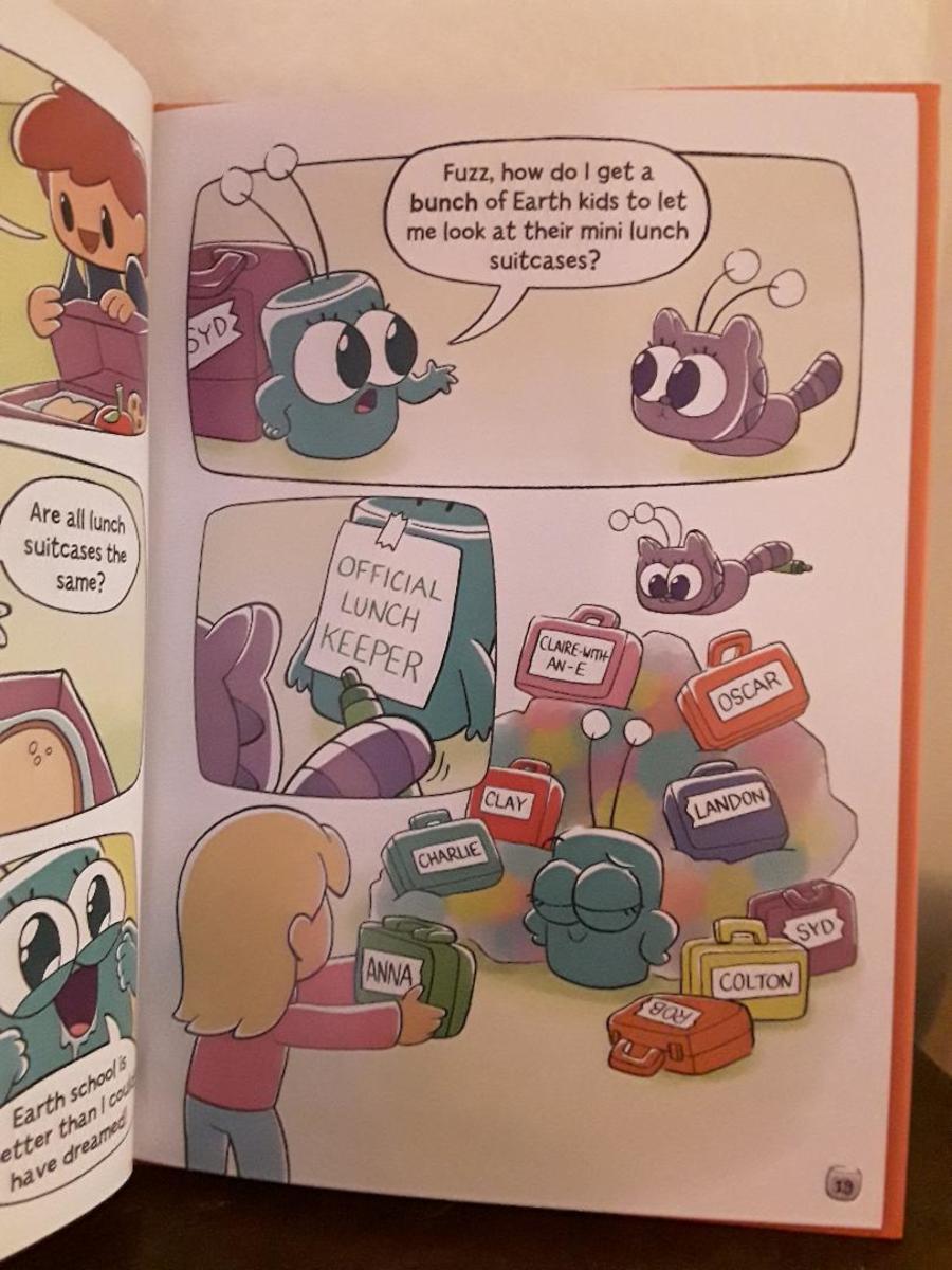 Fun Characters Marshmallow Martians in Two Graphic Cartoon Chapter ...