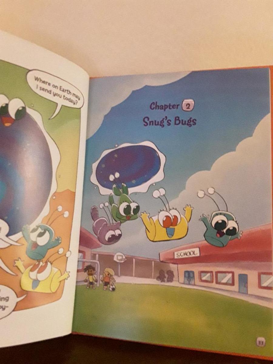 Fun Characters Marshmallow Martians in Two Graphic Cartoon Chapter ...