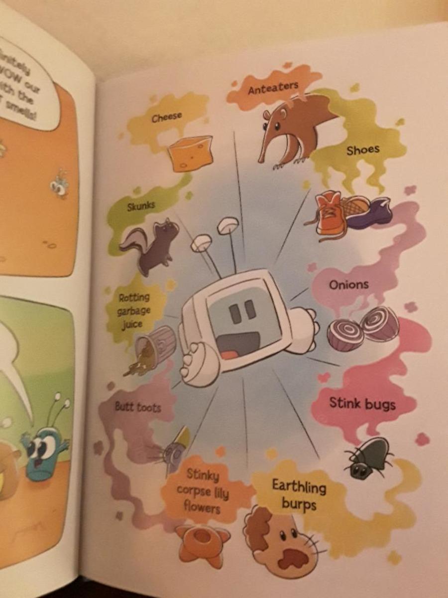 Fun Characters Marshmallow Martians in Two Graphic Cartoon Chapter ...