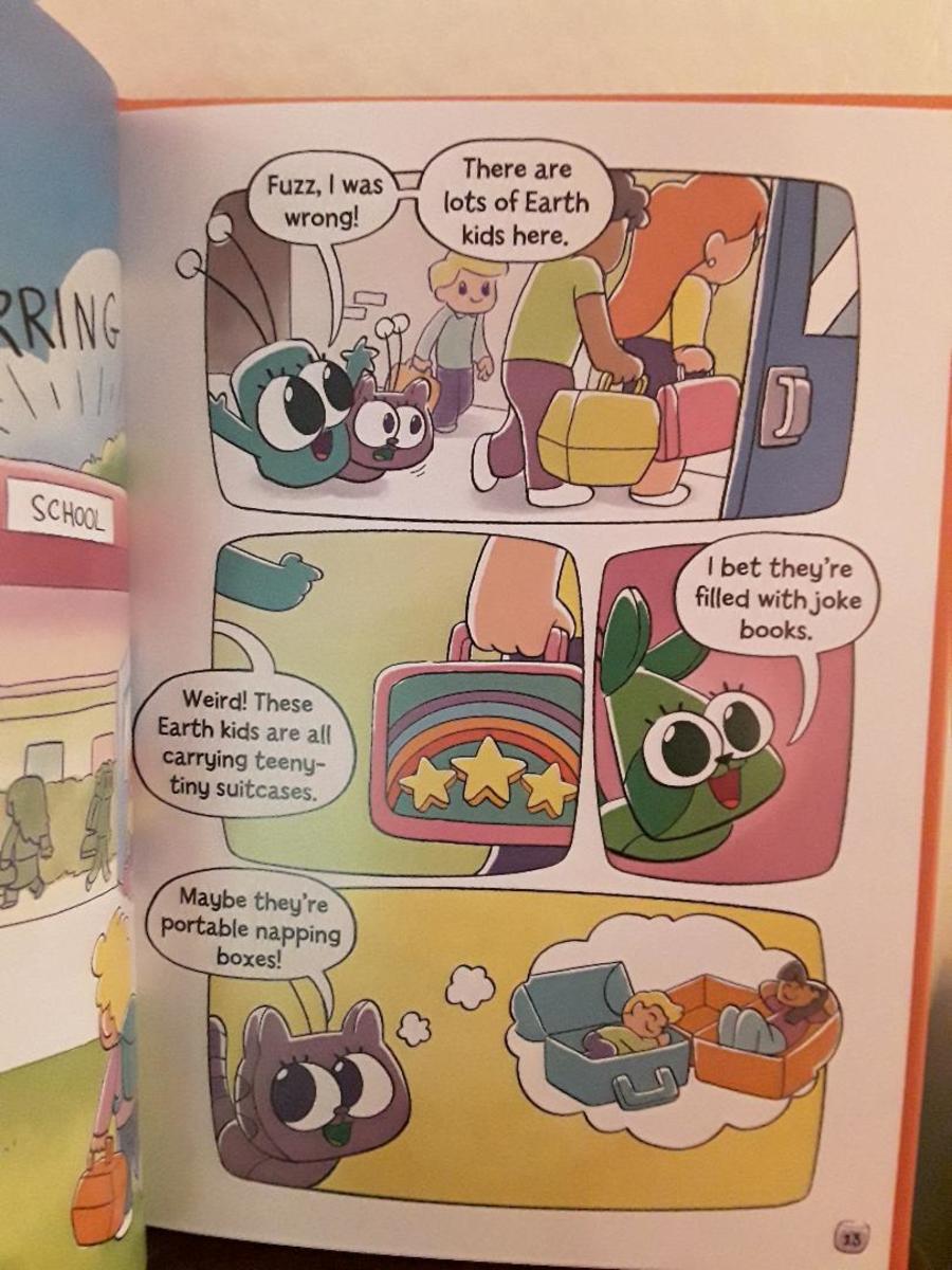 Fun Characters Marshmallow Martians in Two Graphic Cartoon Chapter ...