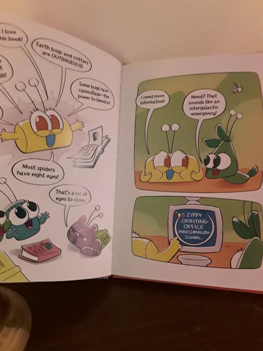 Fun Characters Marshmallow Martians in Two Graphic Cartoon Chapter ...