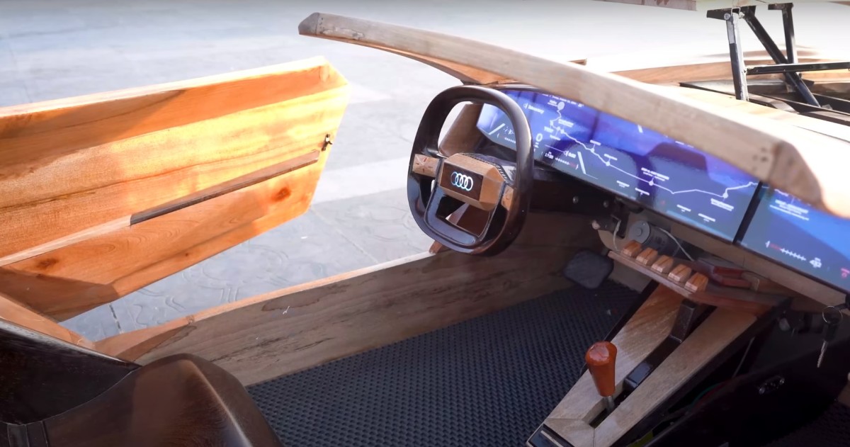 Man Builds Audi Concept Car Out Of Wood And It's Better Than The Real ...