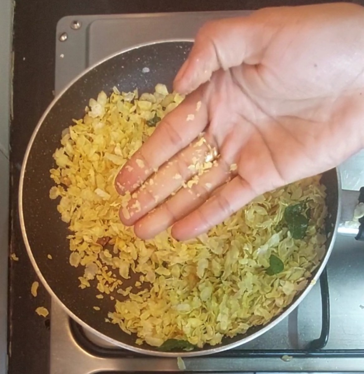 Crispy Ghee Poha: Indian Teatime Snack Recipe - Delishably