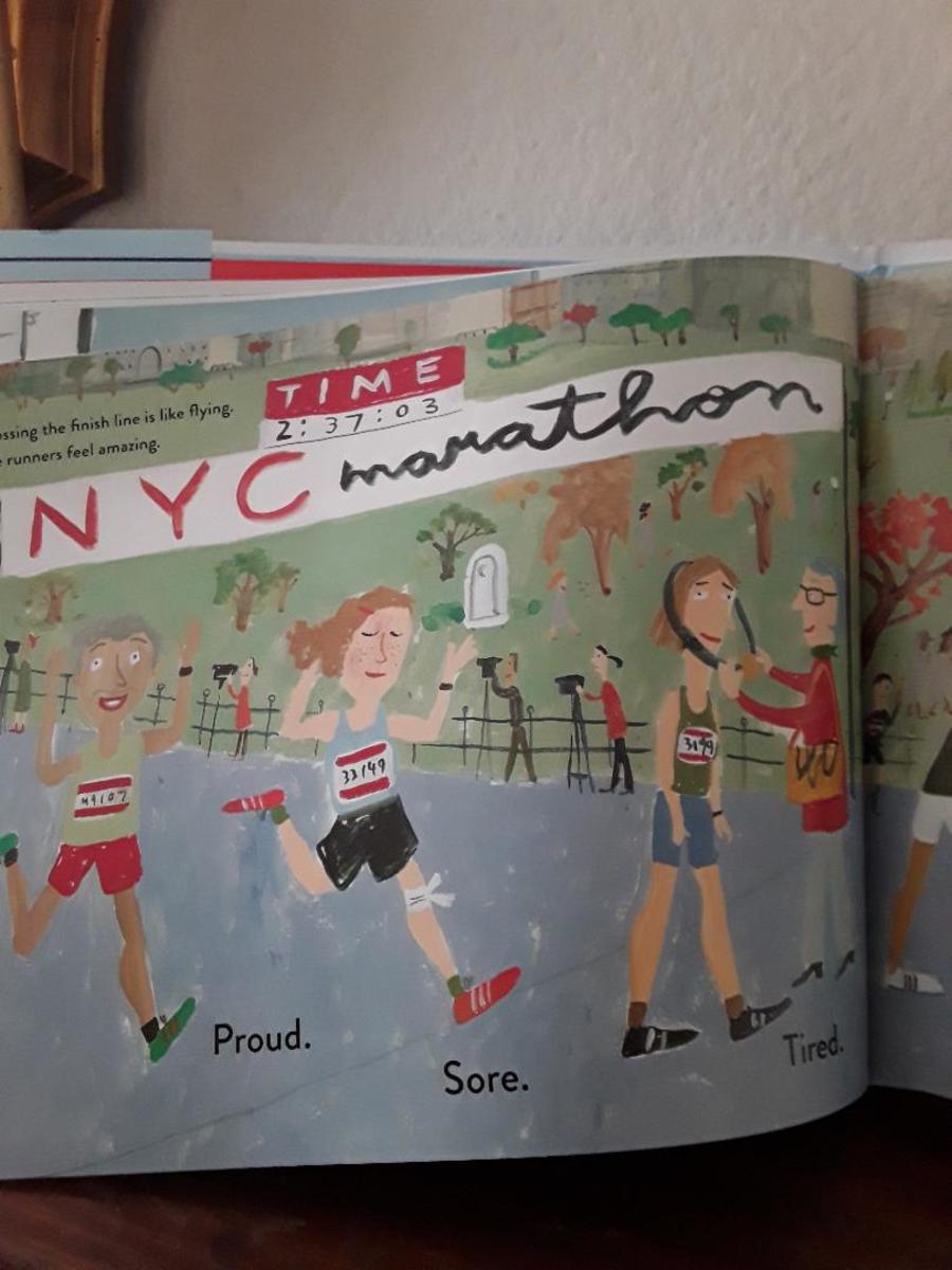 New York City Marathon Described in Energetic Non-Fiction Picture Book ...