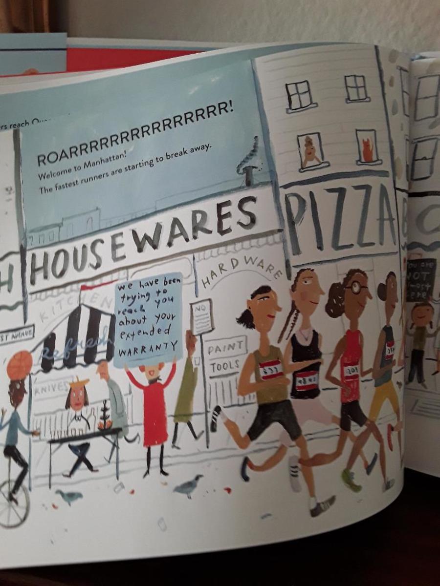 New York City Marathon Described in Energetic Non-Fiction Picture Book ...