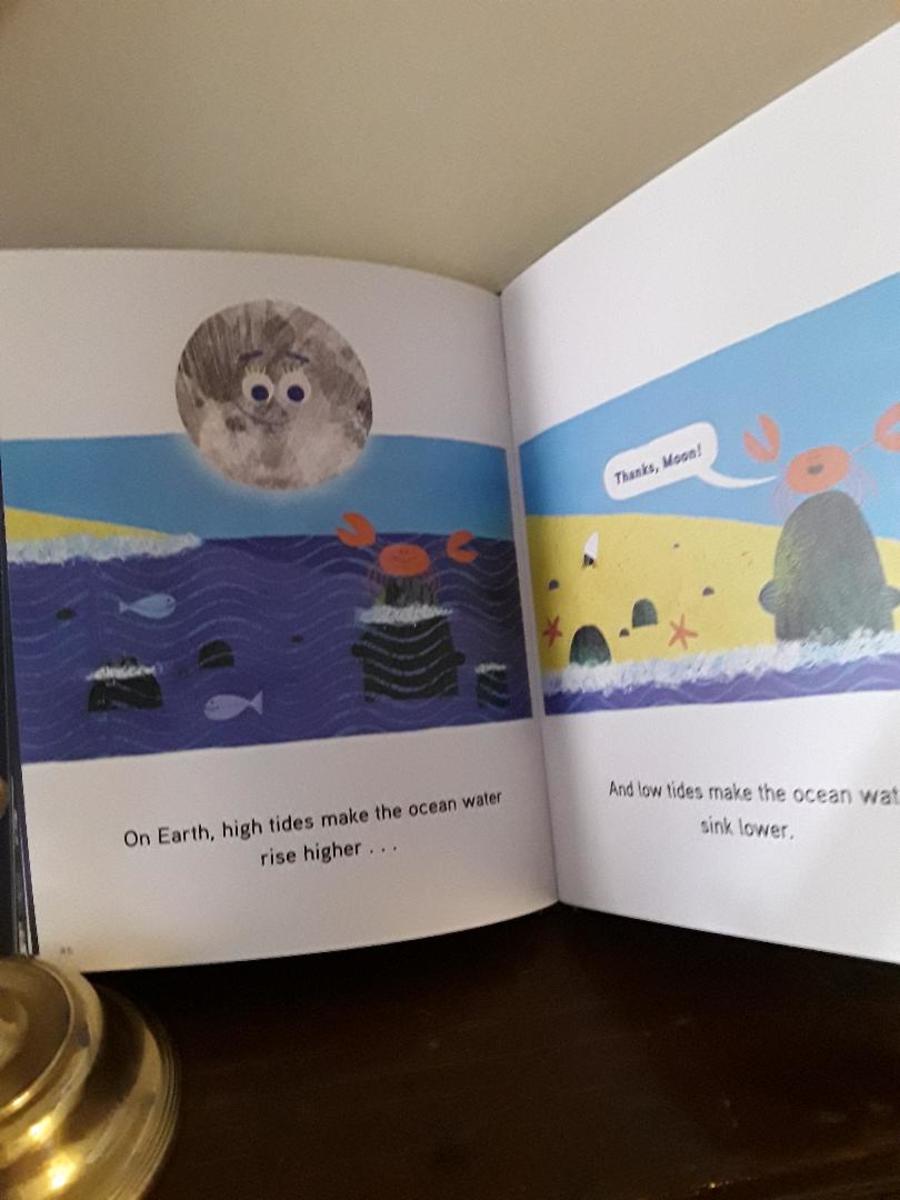 Moon Tells Her Story of Her Place in Space in Picture Book for Young ...