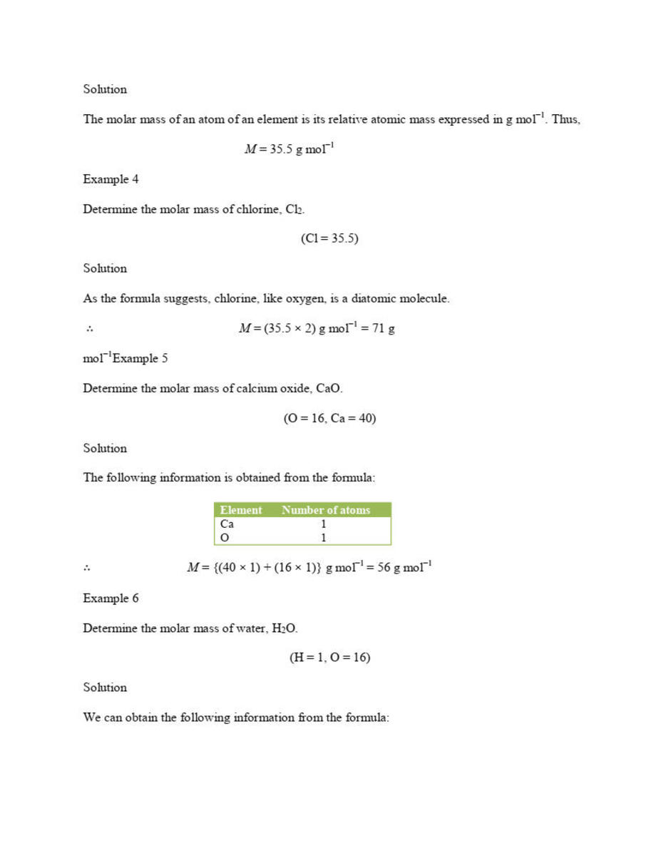 Chemistry Calculations: Formula, Mass and Mole - HubPages