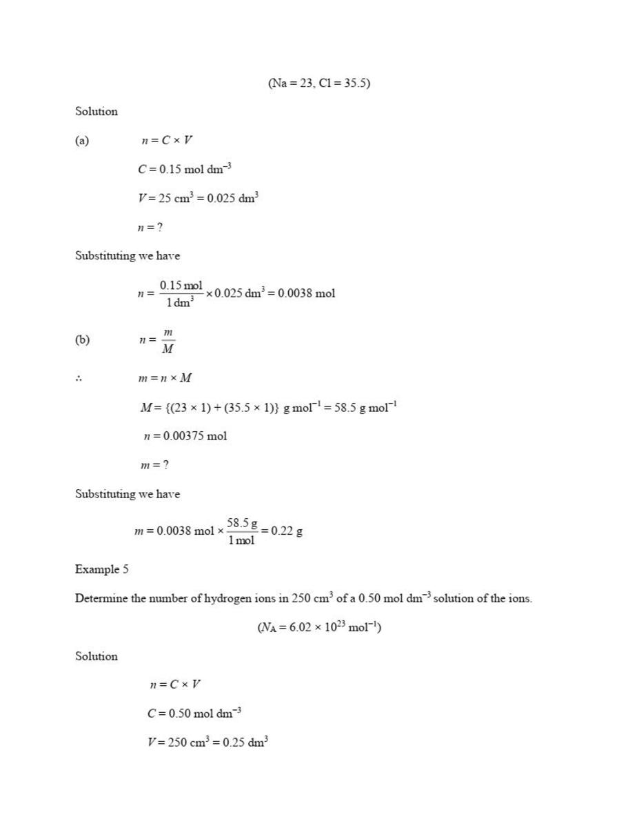 Chemistry Calculations: Formula, Mass and Mole - HubPages