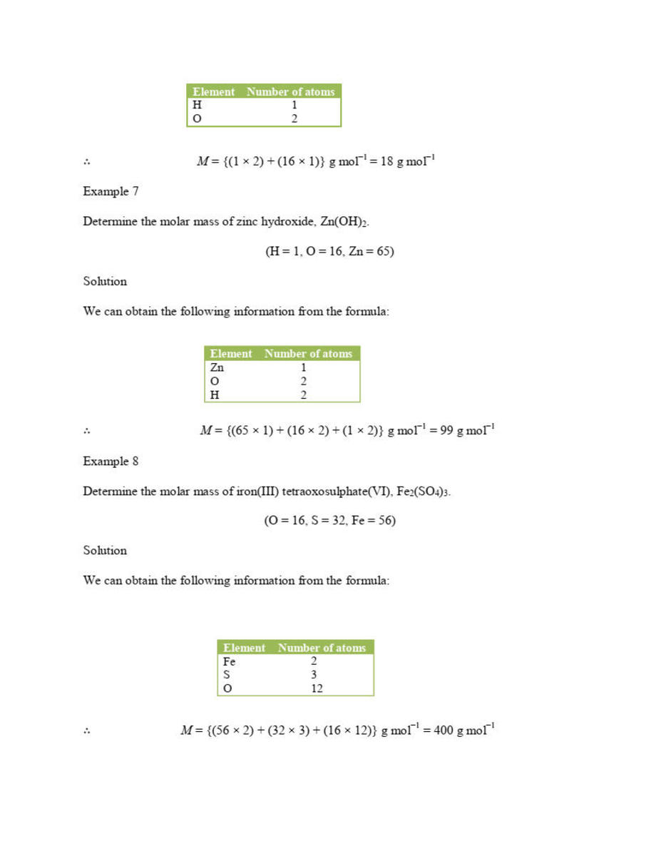 Chemistry Calculations: Formula, Mass and Mole - HubPages