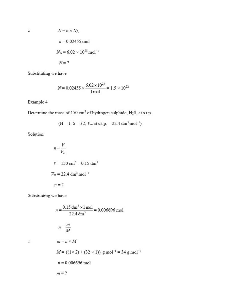 Chemistry Calculations: Formula, Mass and Mole - HubPages