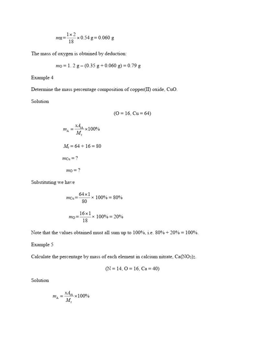 Chemistry Calculations: Formula, Mass and Mole - HubPages