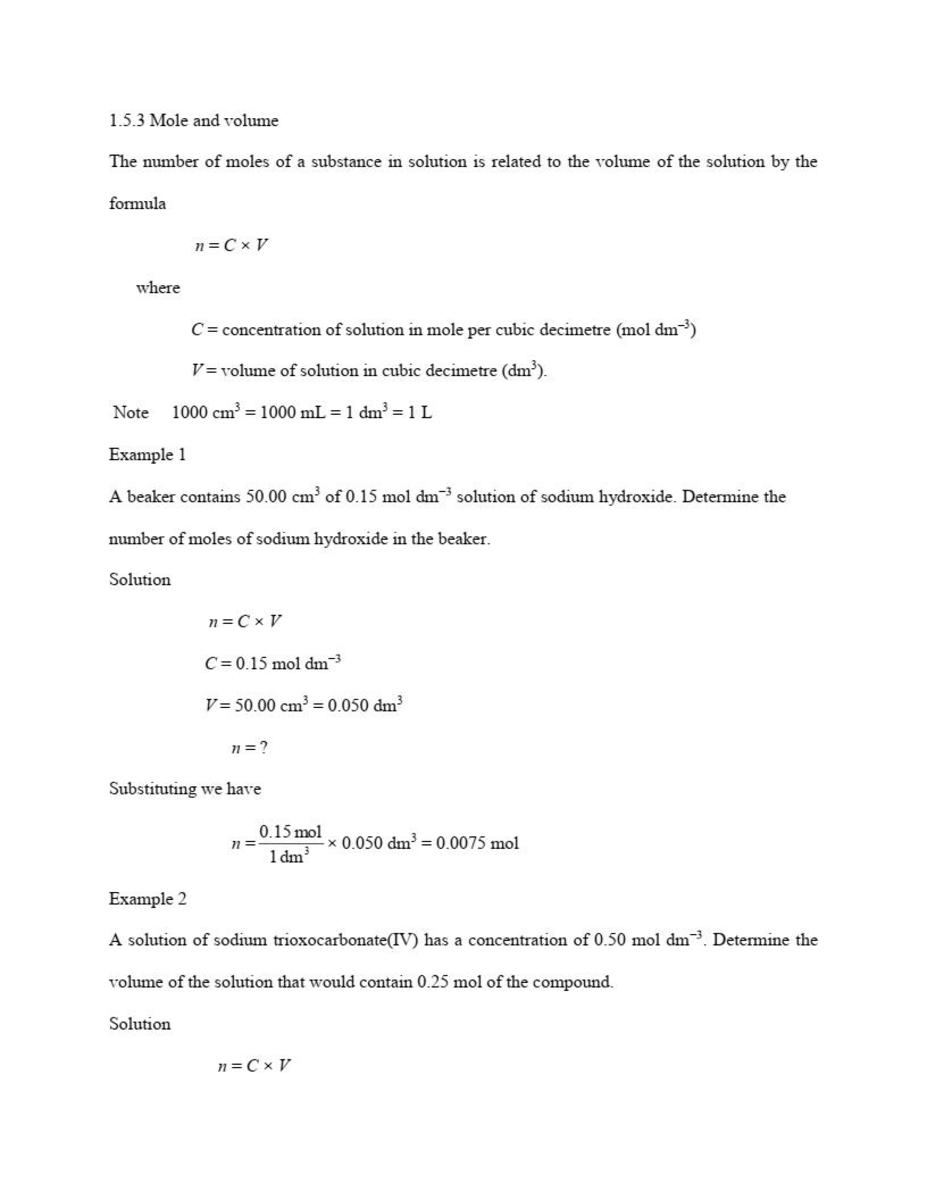 Chemistry Calculations: Formula, Mass and Mole - HubPages