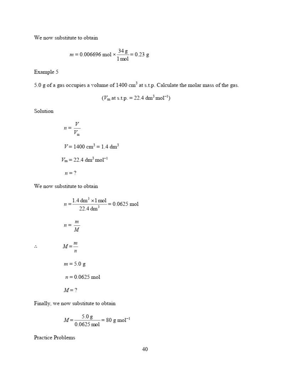 Chemistry Calculations: Formula, Mass and Mole - HubPages