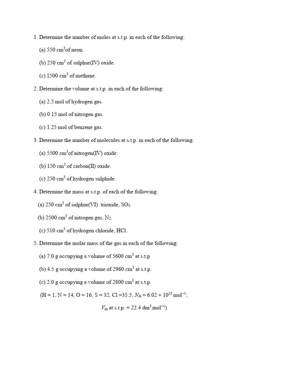 Chemistry Calculations: Formula, Mass and Mole - HubPages
