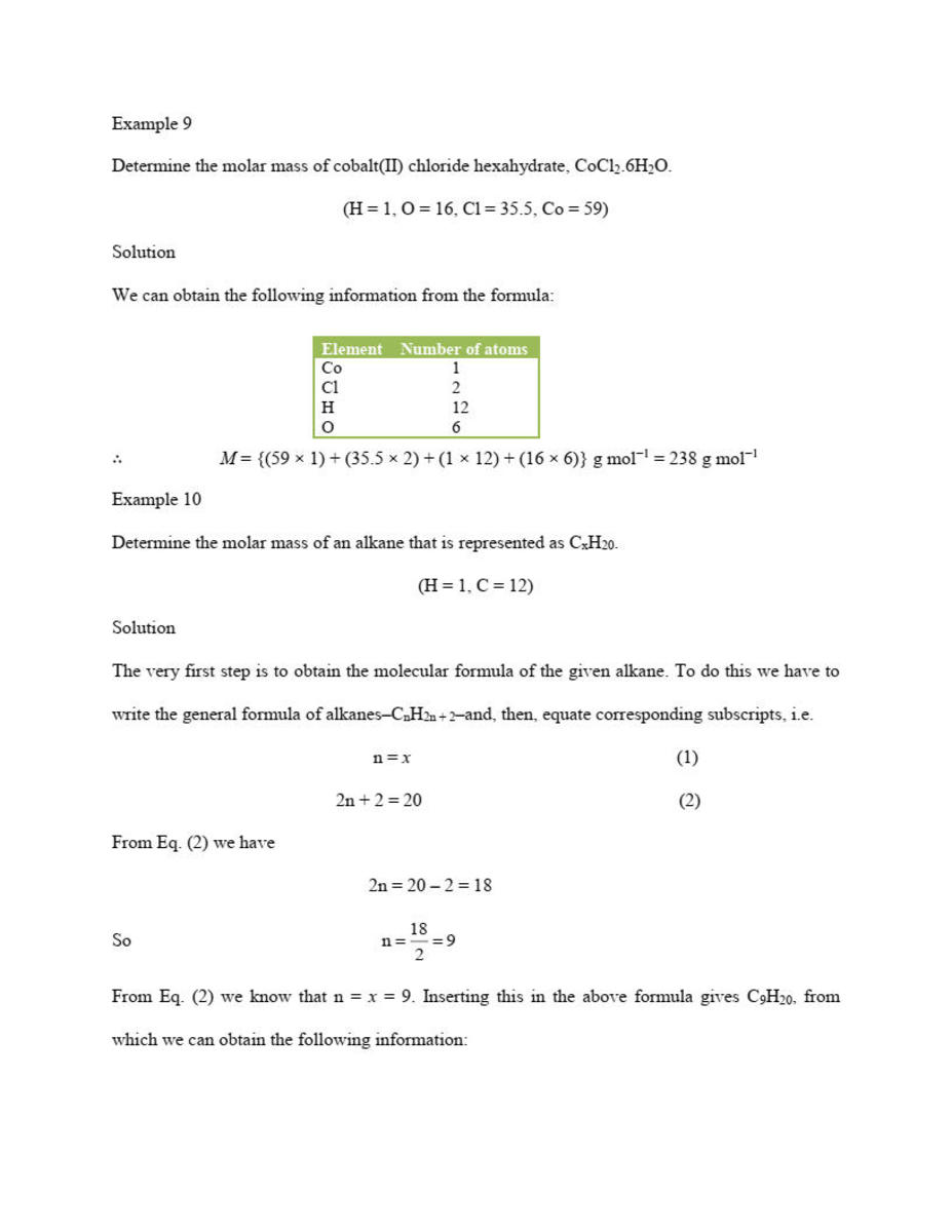 Chemistry Calculations: Formula, Mass and Mole - HubPages