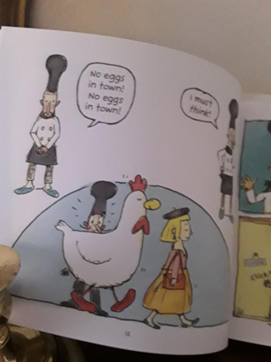 Comedy With a Chicken in Hilarious Graphic Novel From Caldecott Winning ...