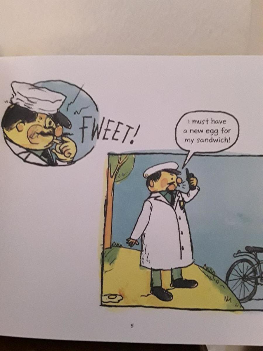 Comedy With a Chicken in Hilarious Graphic Novel From Caldecott Winning ...