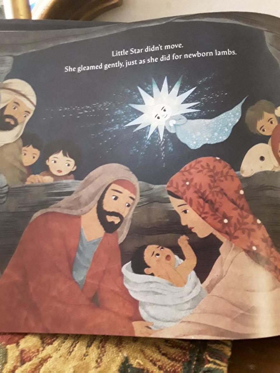 A Star's Telling of the Holy Night of Christmas in Gorgeous Picture ...