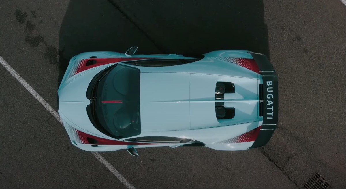 The Stripes On The Bugatti Chiron Pur Sport Grand Prix Are Tiny Bugatti ...
