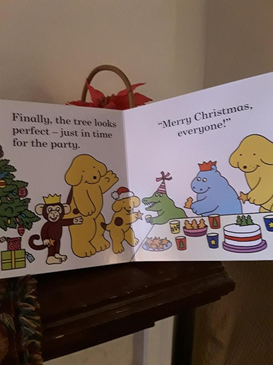 Christmas With Two Favorite Characters in 2 Board Books for Little ...