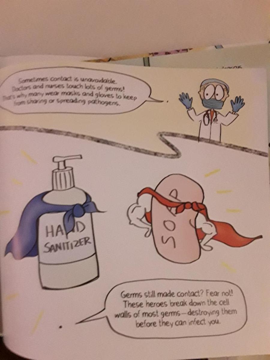 Germs Everywhere but Not All Bad as Featured in Creative Picture Book ...