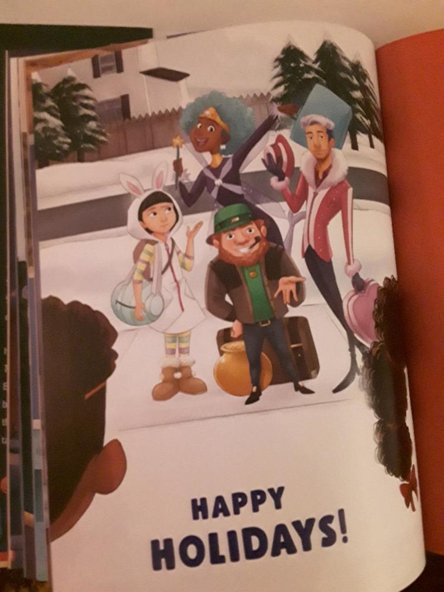 Santa Learns the Spirit of Christmas From a Family in Hilarious Picture ...