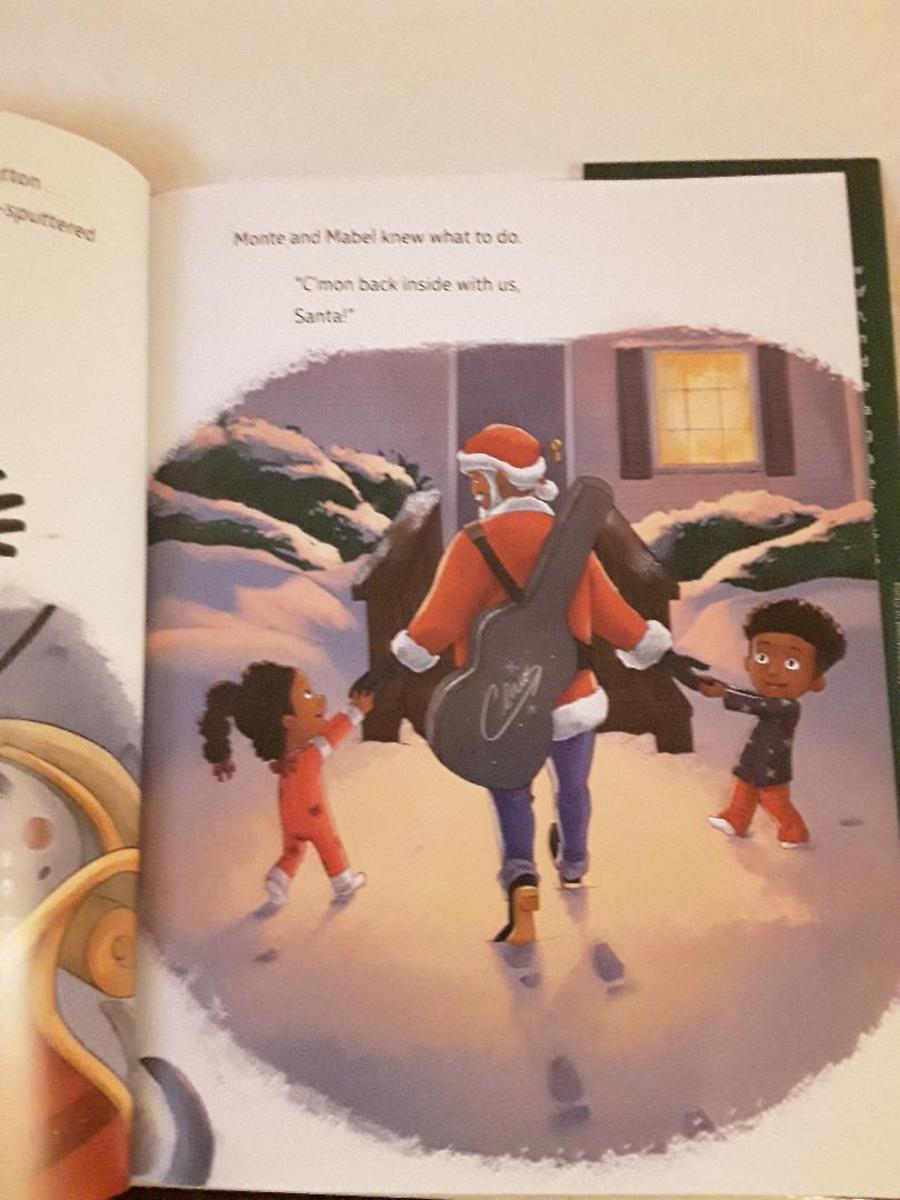 Santa Learns the Spirit of Christmas From a Family in Hilarious Picture ...