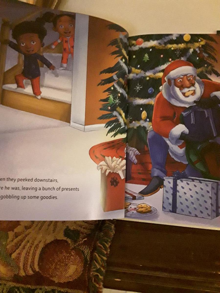 Santa Learns the Spirit of Christmas From a Family in Hilarious Picture ...