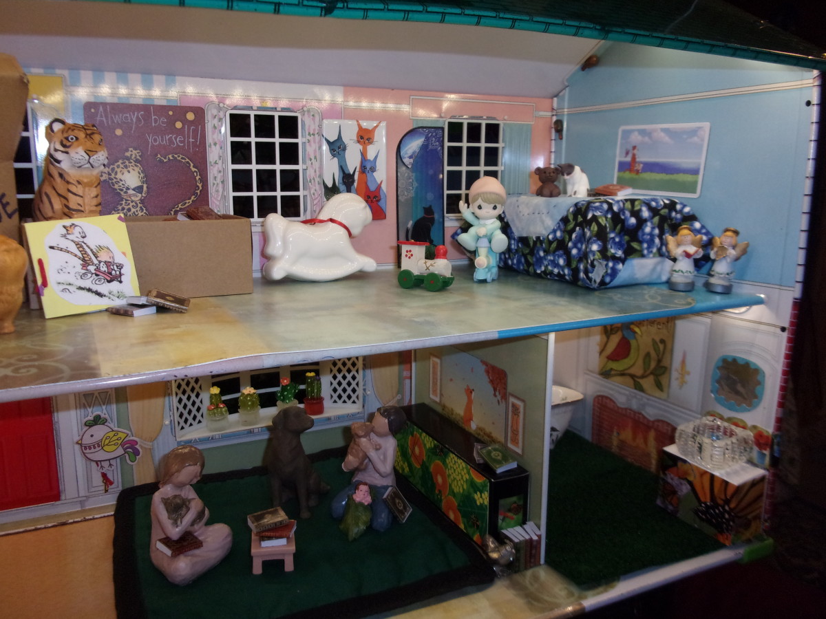 Fixing up an Abandoned Wolverine Town & Country Metal Doll House - HubPages