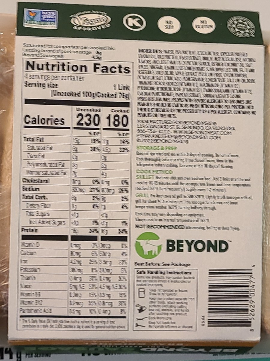 Impossible vs. Beyond Vegan Sausages: An In-Depth Comparison - Delishably