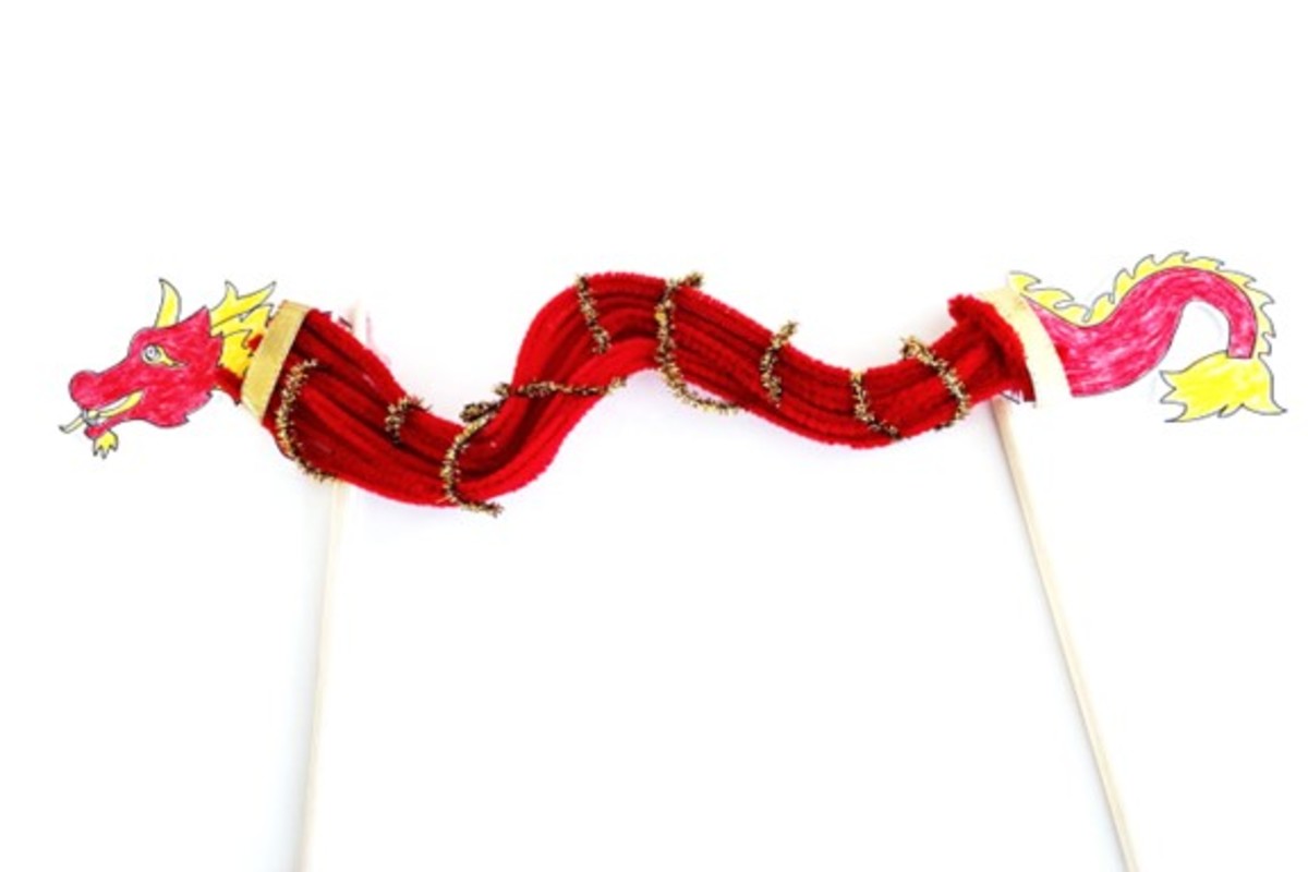 How to Craft Chinese Dragons With Printable Templates - HubPages