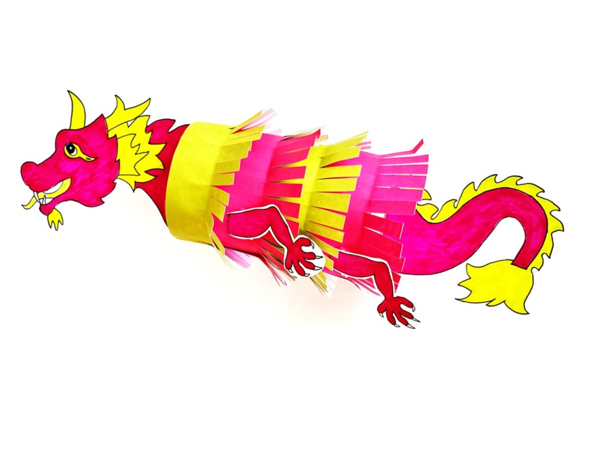How to Craft Chinese Dragons With Printable Templates - HubPages