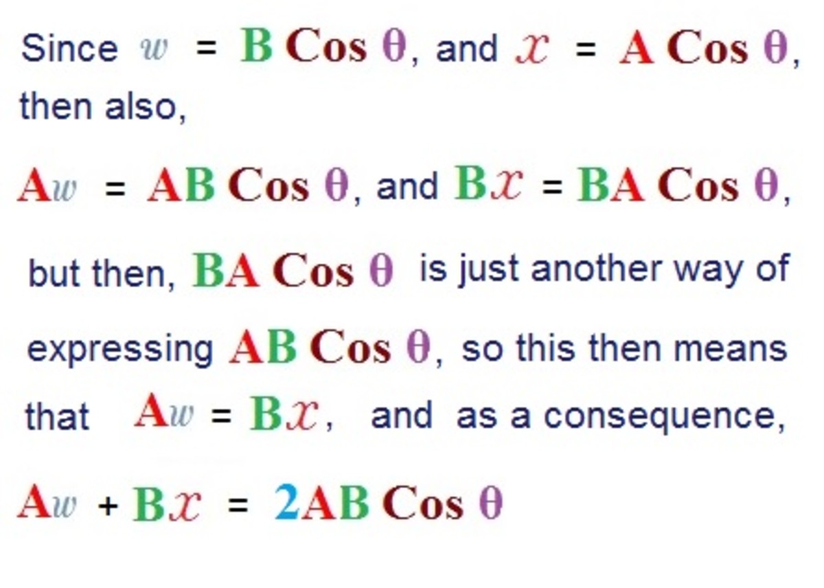 The Wonder and Amusement of Triangles - Part Four : The Cosine Rule ...