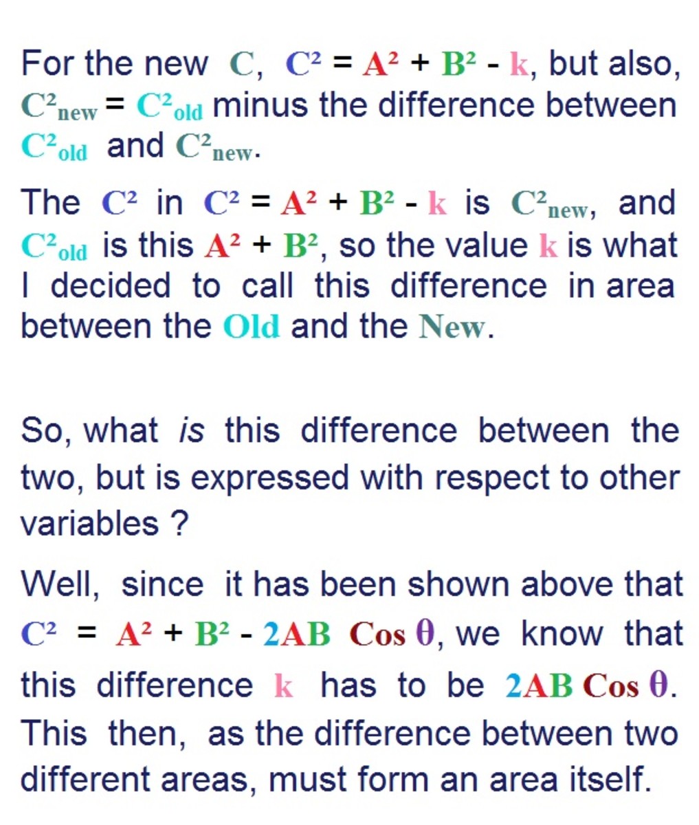 The Wonder and Amusement of Triangles - Part Four : The Cosine Rule ...