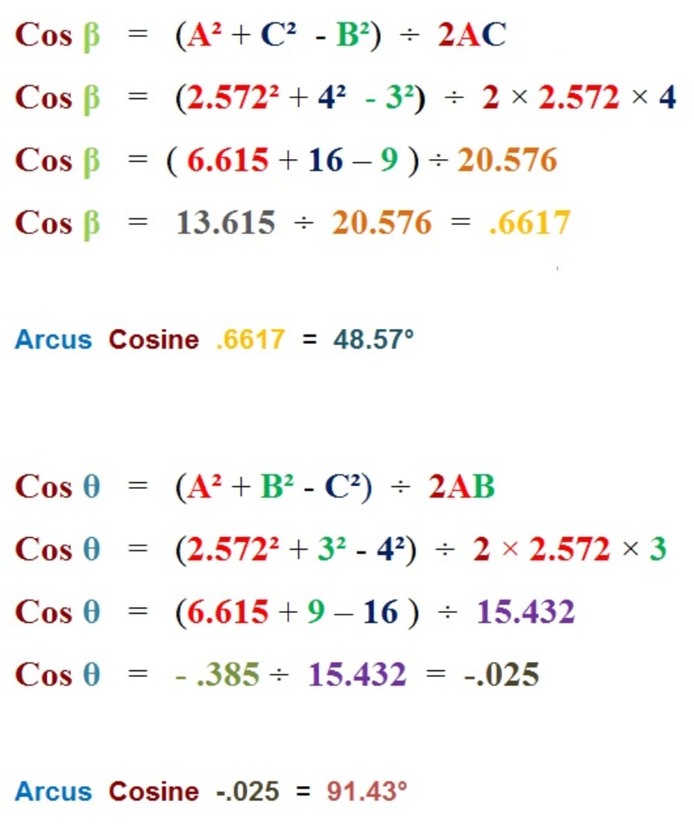 The Wonder and Amusement of Triangles - Part Four : The Cosine Rule ...