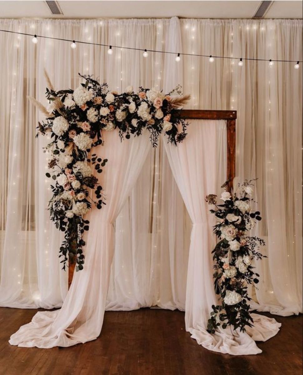 Easy Make Wedding Backdrops 10ft 4 Post DIY Photography Backdrop Stand