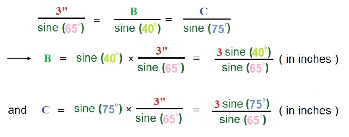 The Wonder and Amusement of Triangles - Part Three : the Sine Rule ...