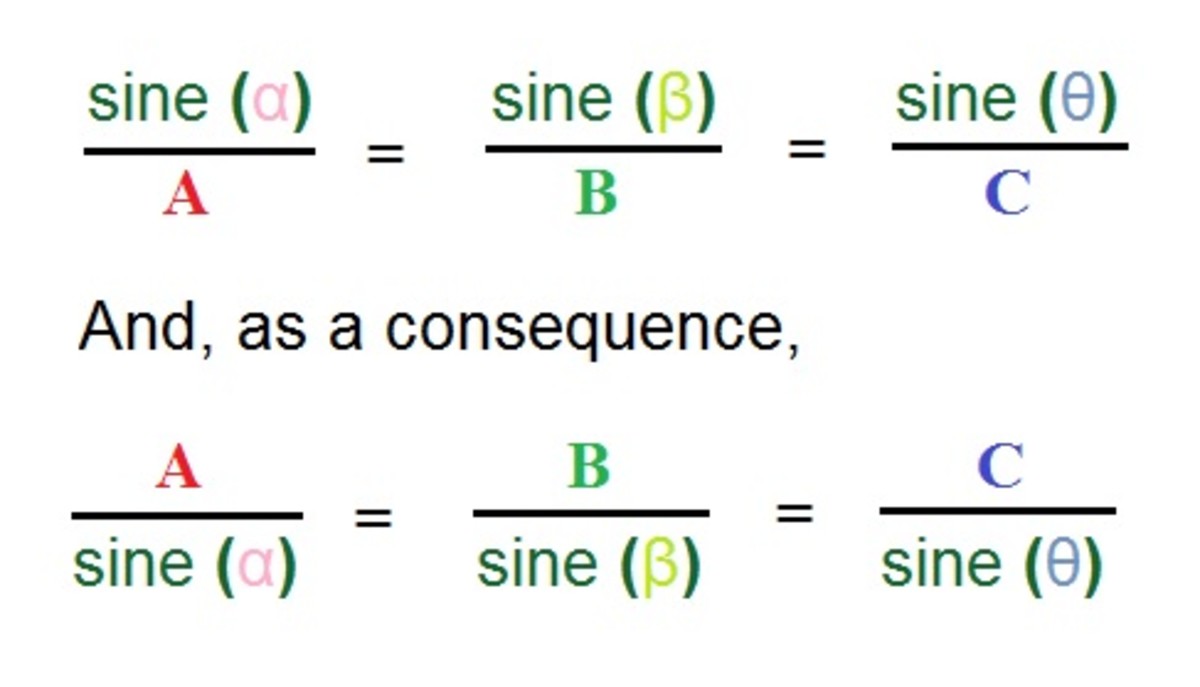 The Wonder and Amusement of Triangles - Part Three : the Sine Rule ...