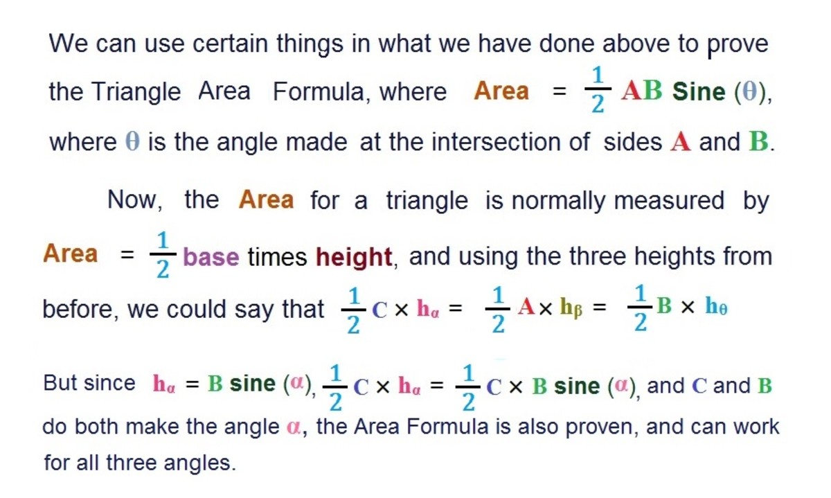 The Wonder and Amusement of Triangles - Part Three : the Sine Rule ...