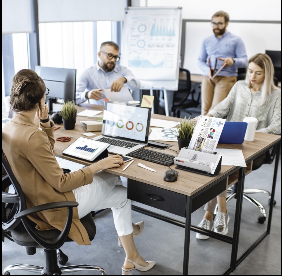 Scan It With The RapidReceipt RR-400W Wireless Compact Desktop Receipt ...