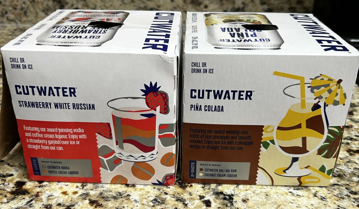 A Review of Cutwater Spirits's New Cream Liqueur Drinks- Pina Colada ...