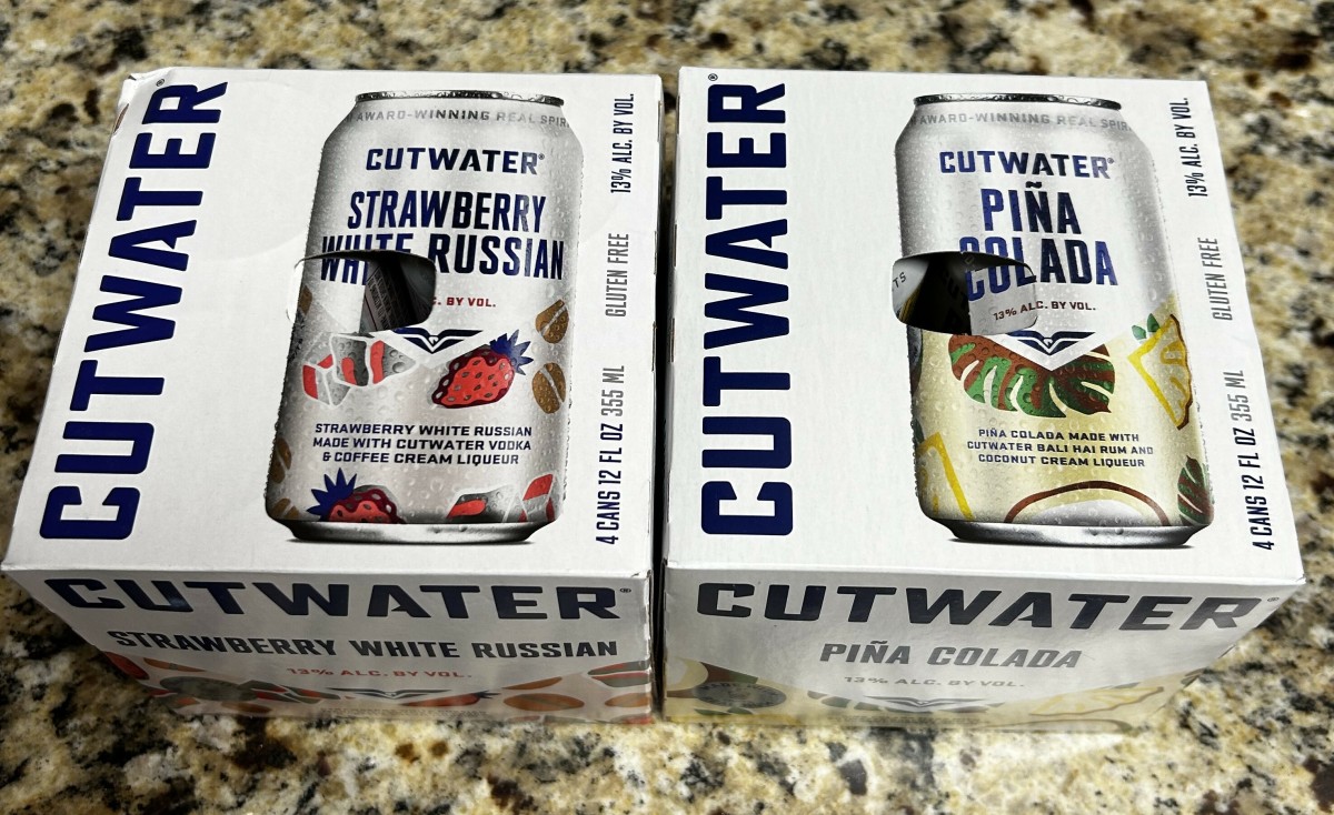 A Review of Cutwater Spirits's New Cream Liqueur Drinks- Pina Colada ...