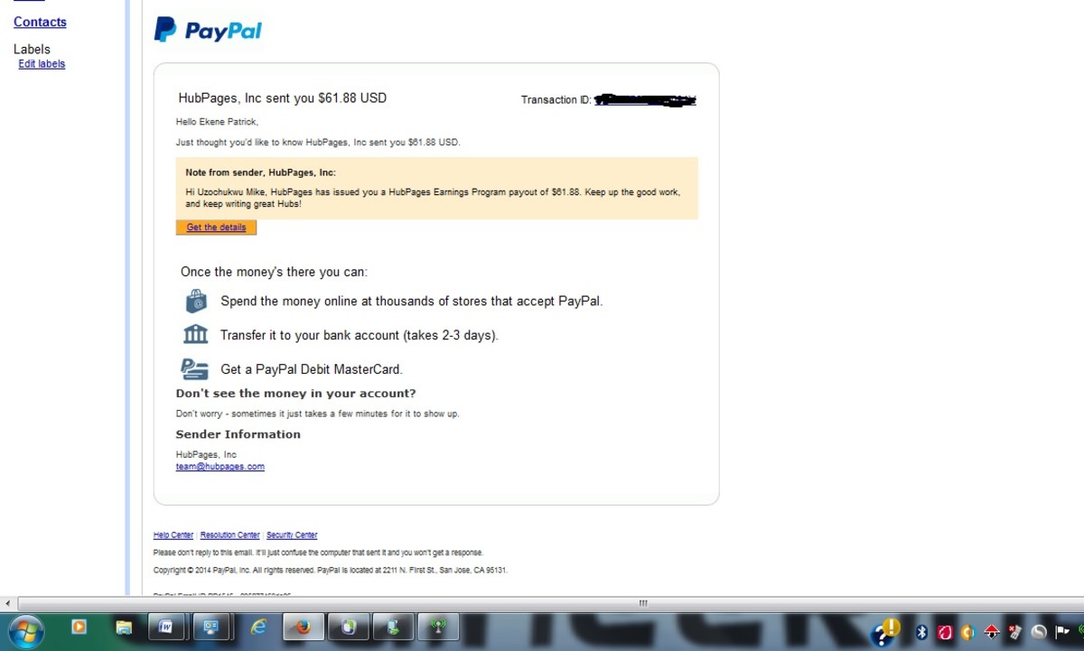 Hubpages Pays Well - HubPages