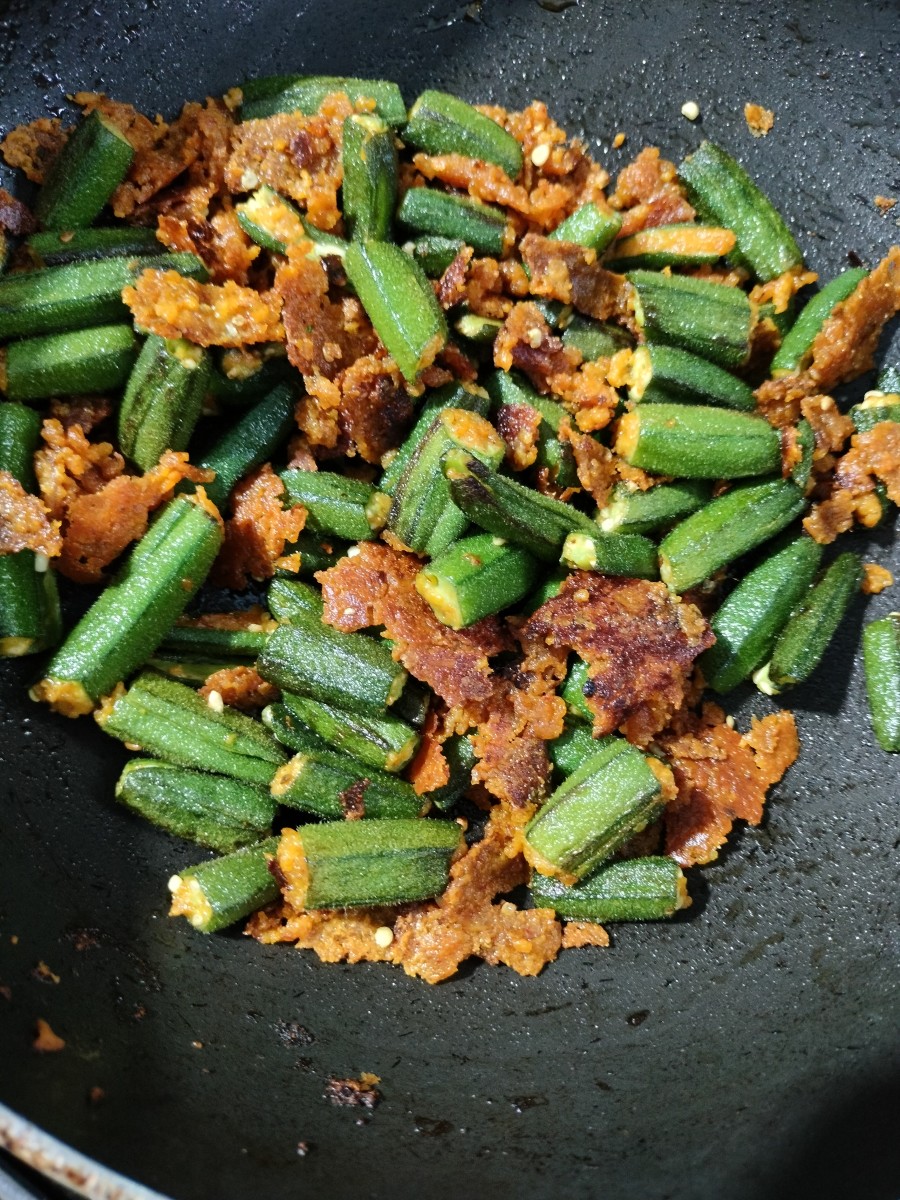 Fried Ladies Fingers With Tasty Gram Flour - HubPages