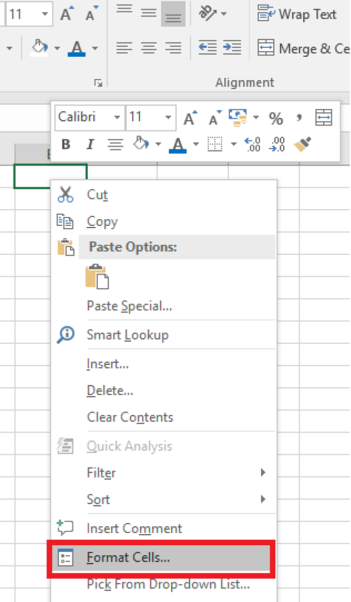 Basic Formatting in Excel - HubPages