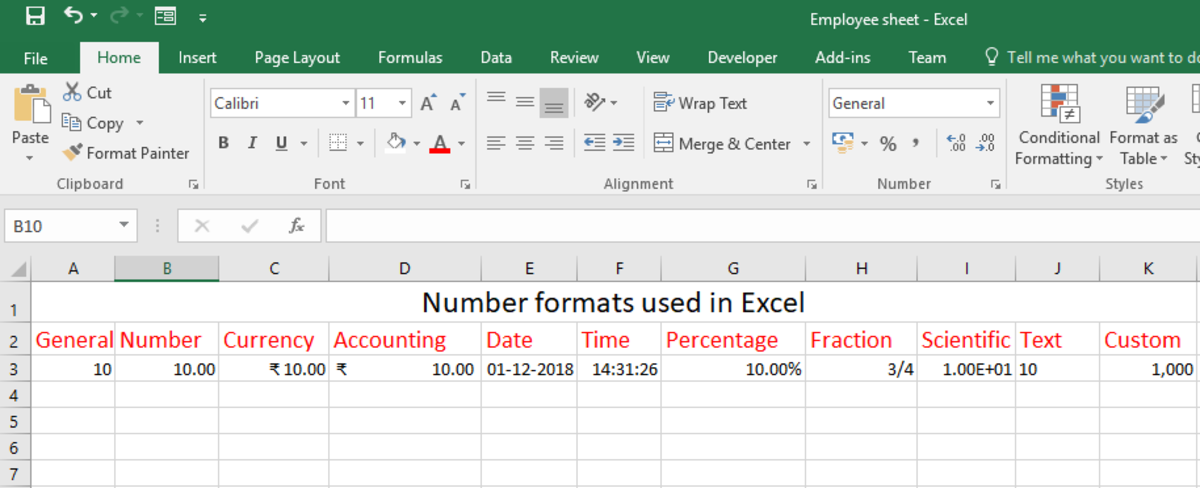Basic Formatting in Excel - HubPages